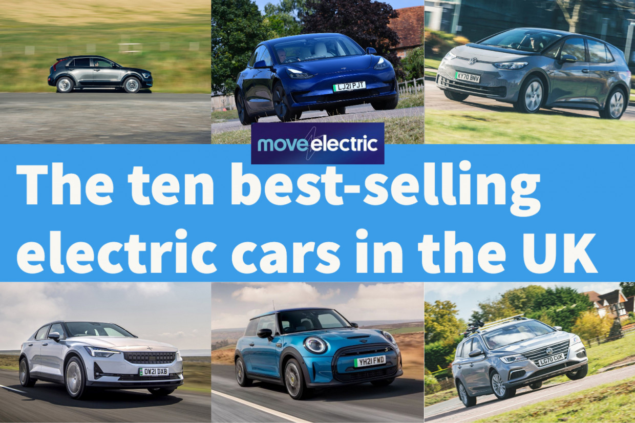 The ten best-selling electric cars in the UK | Move Electric