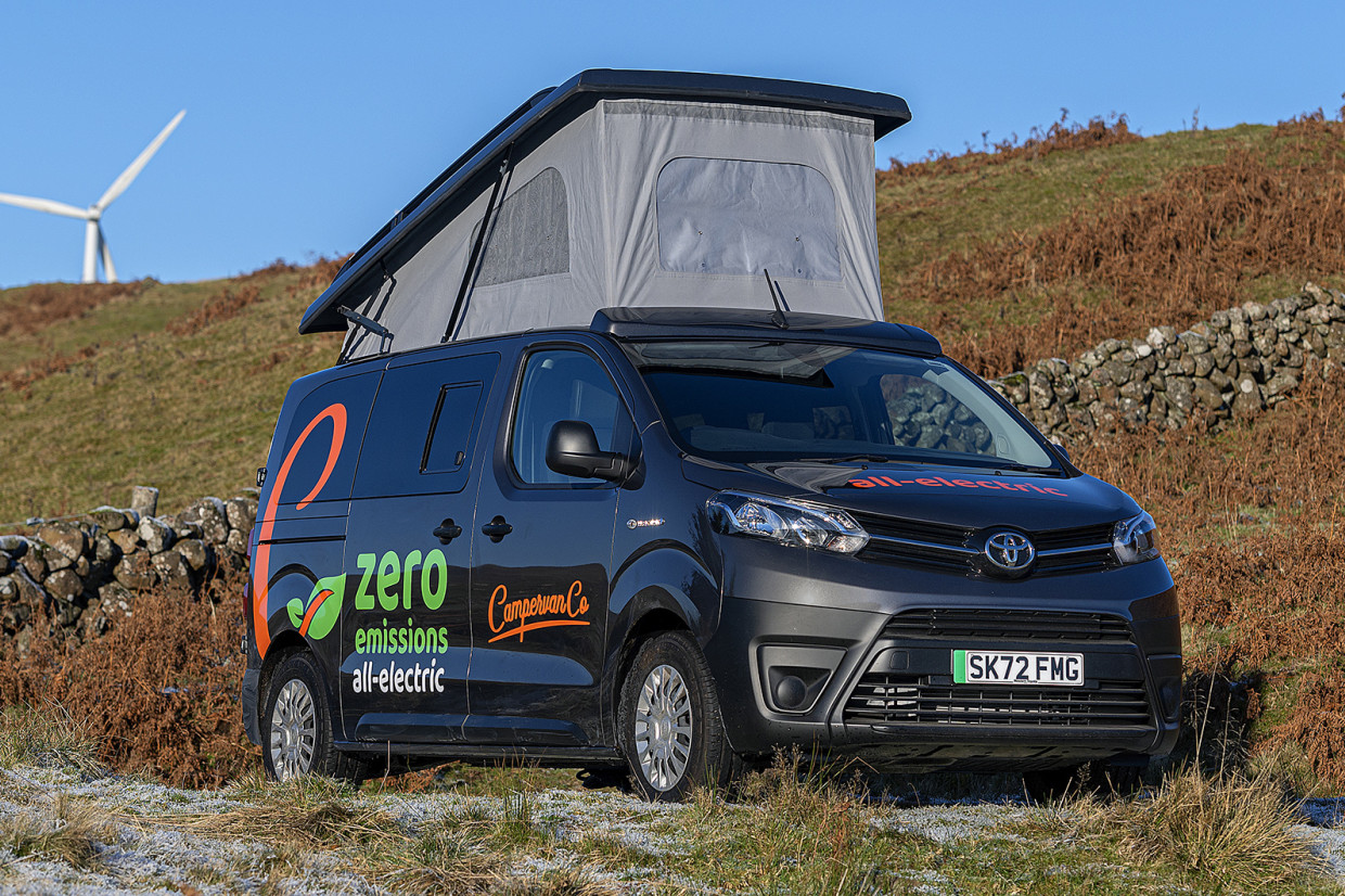 Camper conversion specialist unveils electric Toyota Proace Revolution ...